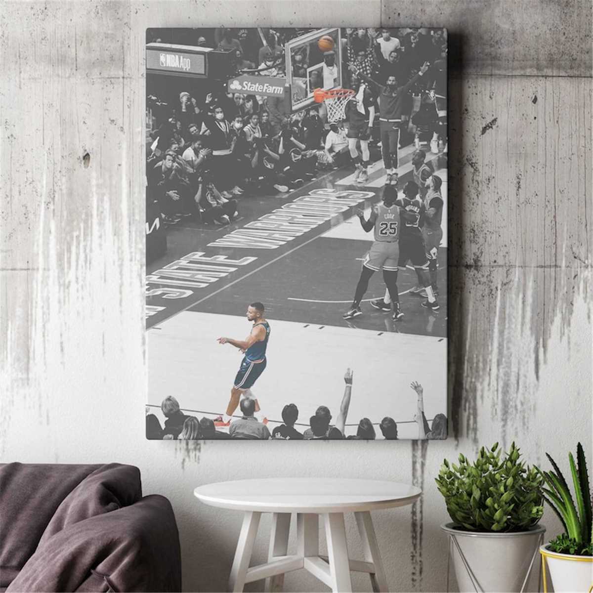 Steph Curry Canvas or Poster - Golden State Warriors Wall Ar | Inspire ...