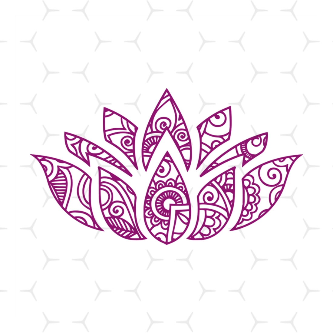 Lotus Mandala Svg, Flower Svg, Lotus Svg, Lotus Shape Svg, M | Inspire ...