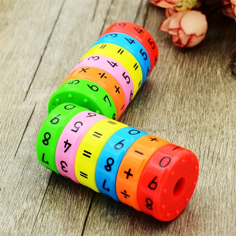 Preschool Learning Educational Counting Game Math Blocks Cyl | Inspire ...