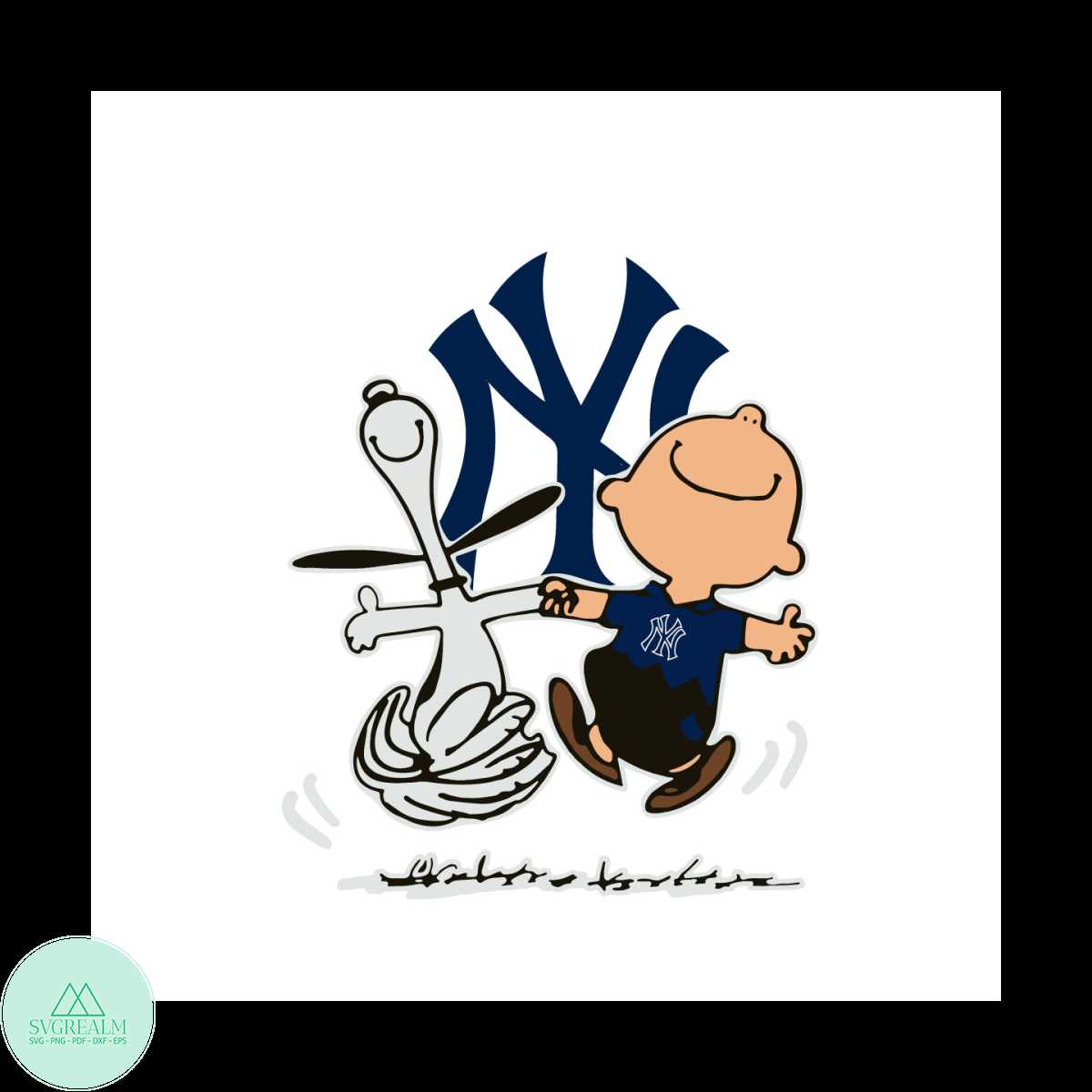 New York Yankees Shirt Svg Snoopy Yankees Baseball Vector, G | Inspire ...