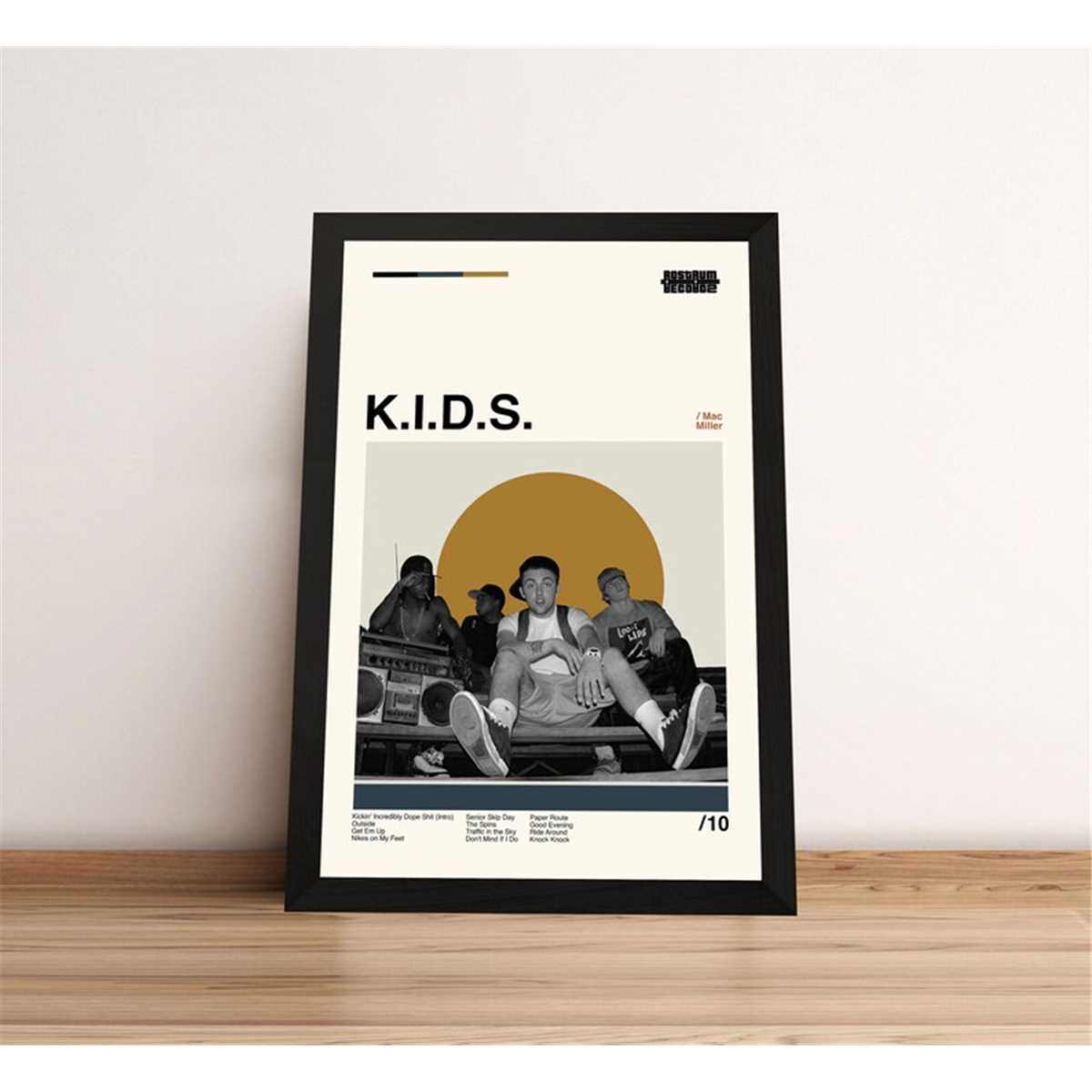Inspired Music Album Poster - KIDS Music Poster, Mid Century - Inspire ...