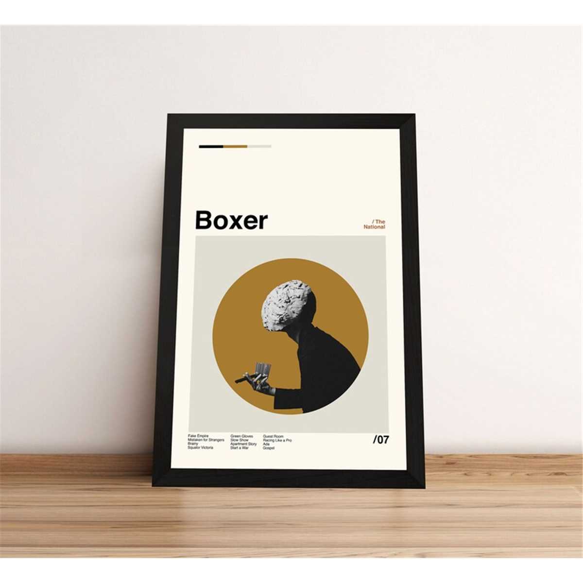 The National - Boxer Album Poster, Music Album Poster, Mid C | Inspire ...