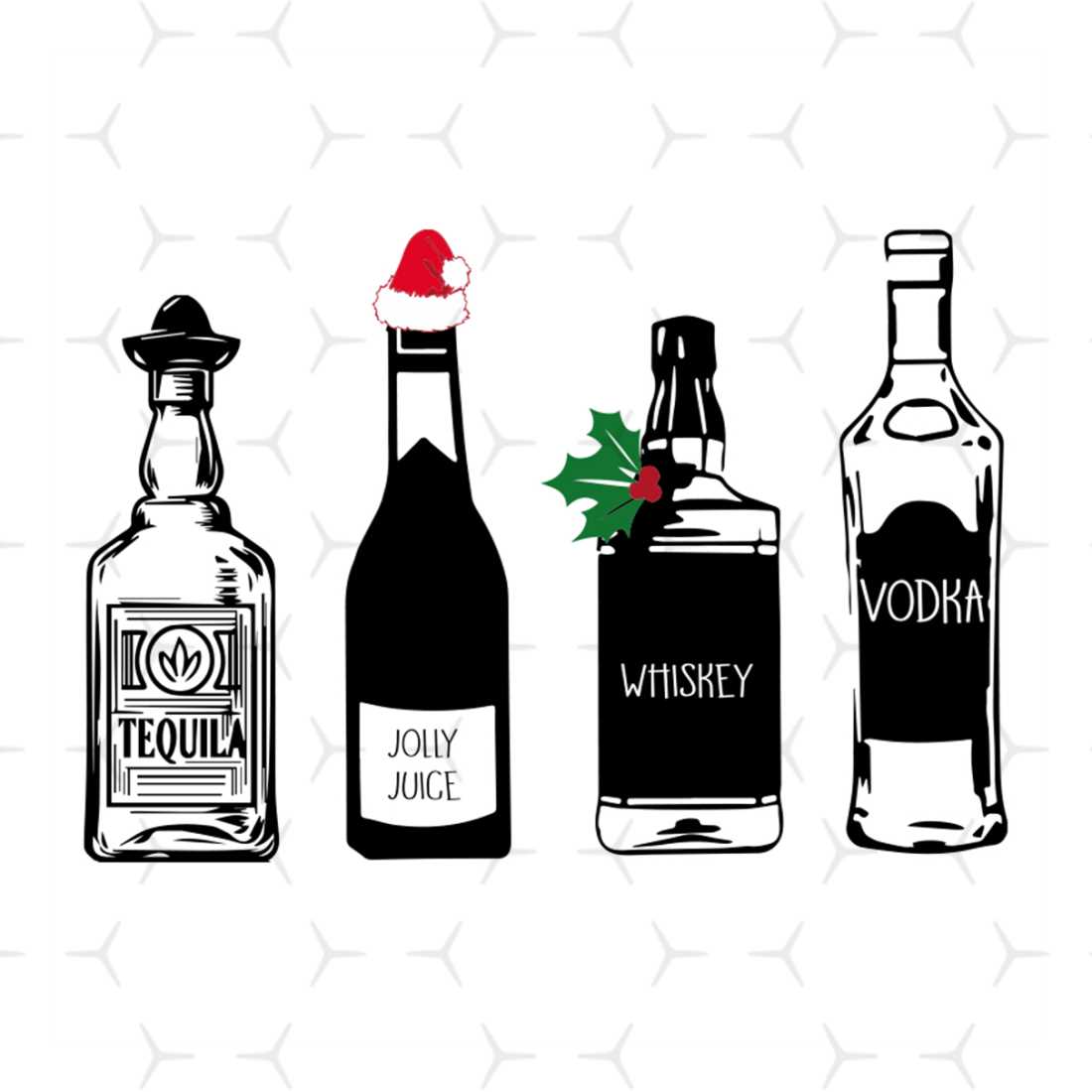Vodka Jolly Juice Svg, Drinking Svg, Santa Hat Svg, Tequila | Inspire ...