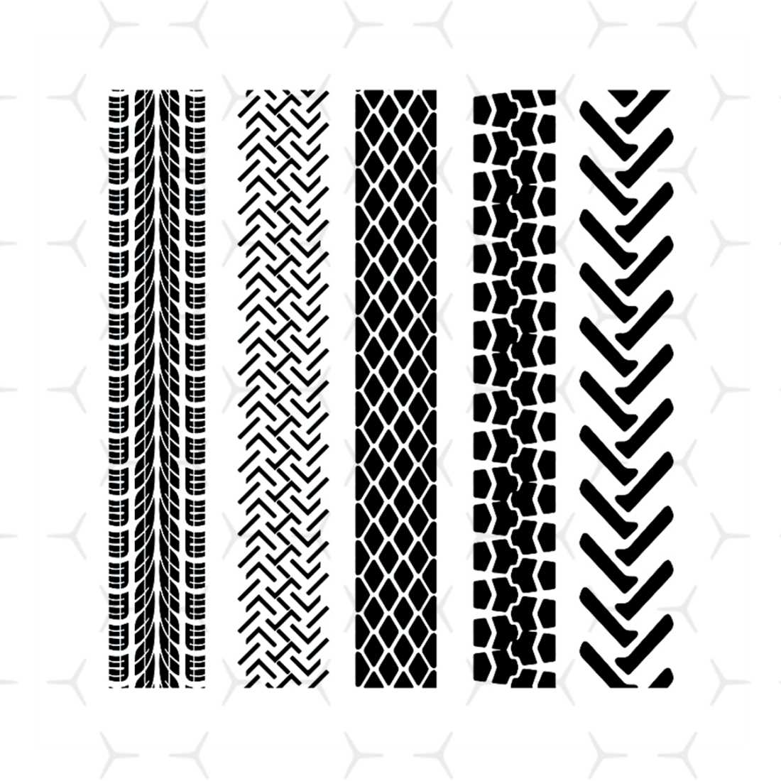 Set Detailed Tire Prints Svg, Vehicle Svg, Tire Svg, Transpo - Inspire ...