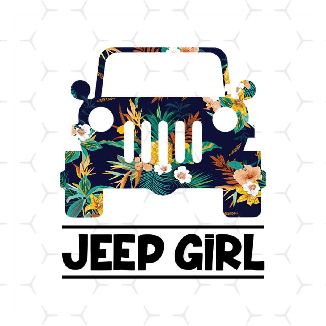 Vintage Flower Jeep Girl Svg, Vehicle Svg, Summer Svg, Car S | Inspire ...