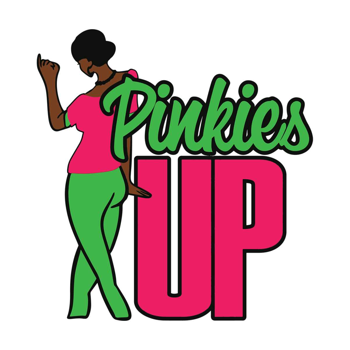 Pinkies Up, Black Girl Gift, Aka Svg, Aka Gift, Sorority, So - Inspire ...