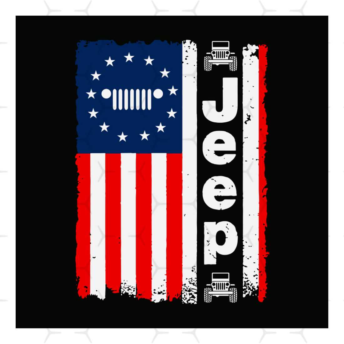 Jeep American Flag Svg, Vehicle Svg, Jeep 4th Of July Svg, A | Inspire ...