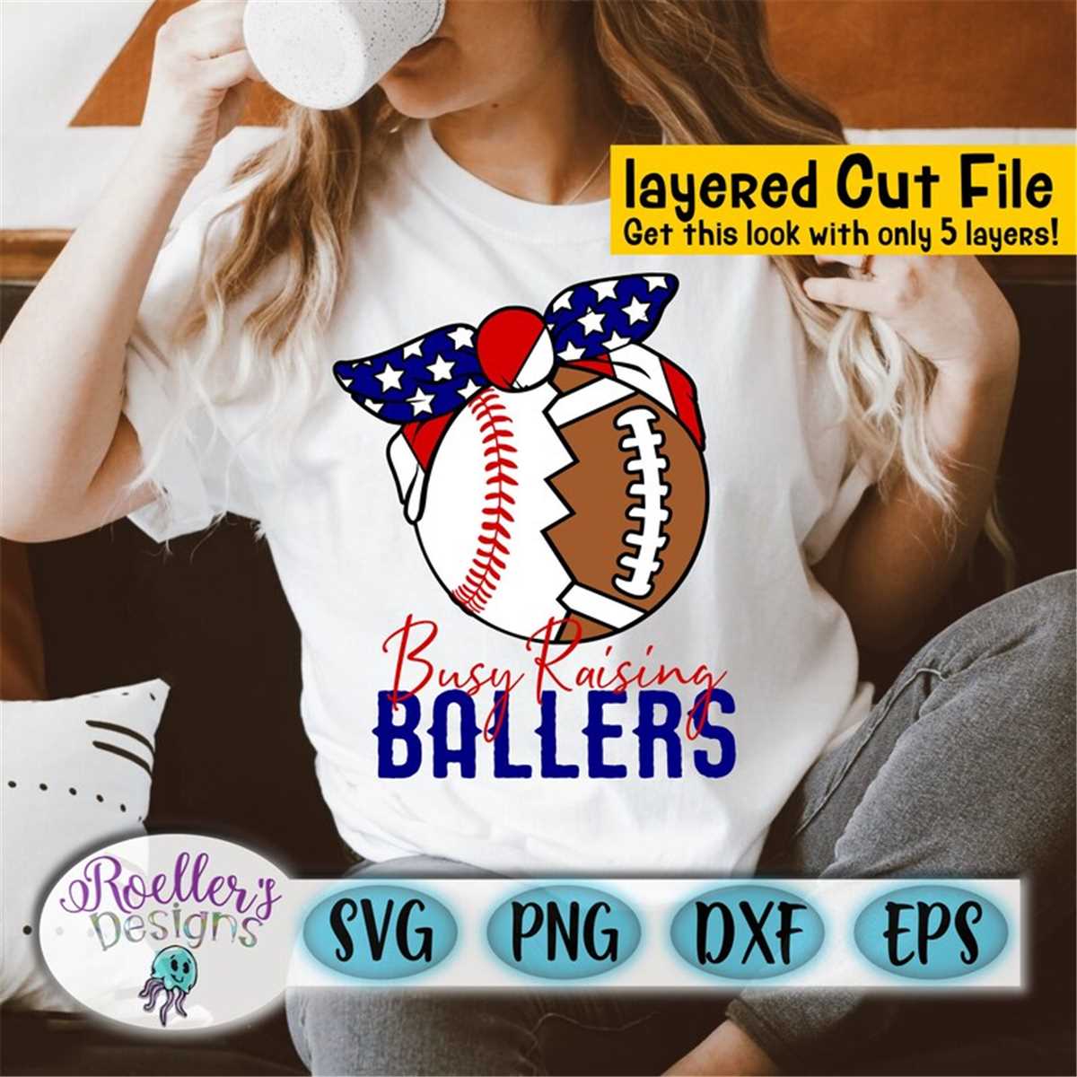 Busy Raising Ballers Svg, Baseball Football Svg, Baseball Sv | Inspire ...