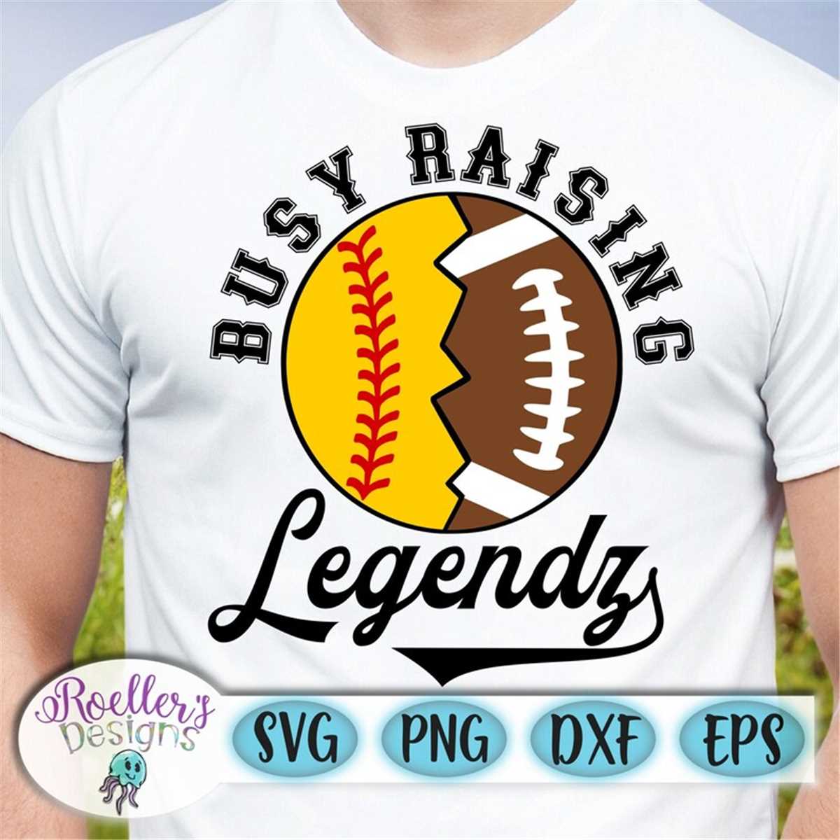 Father's Day SVG, Busy Raising Legendz Svg, Softball SVG, Fo | Inspire ...