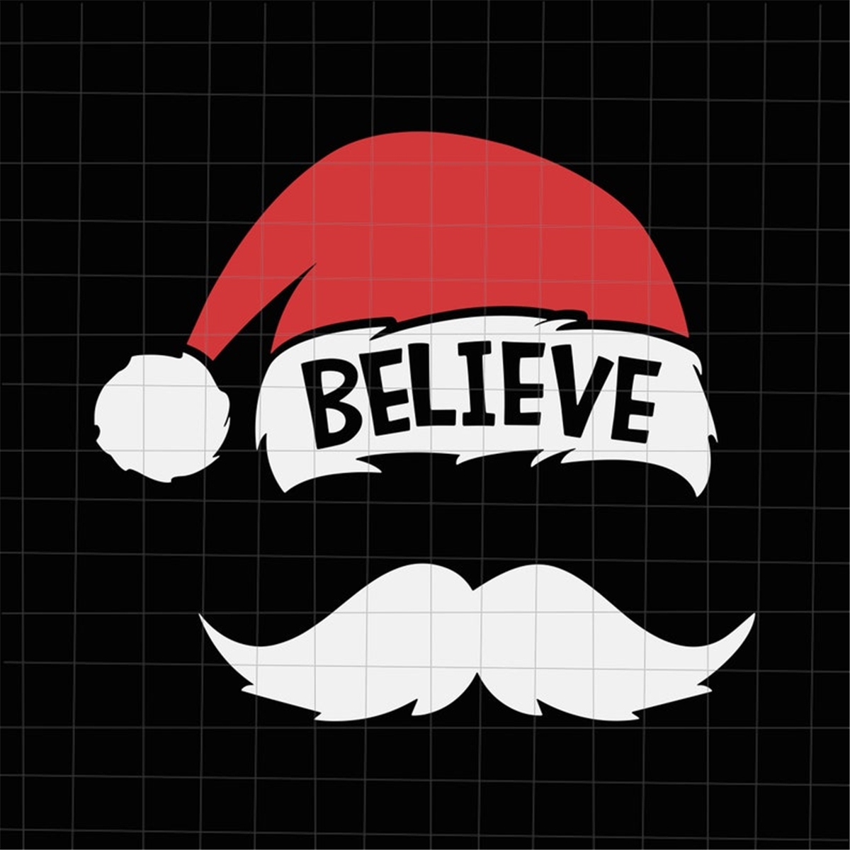 Believe Santa Svg, Believe Santa Hat Svg, Christmas Quote Sv | Inspire ...