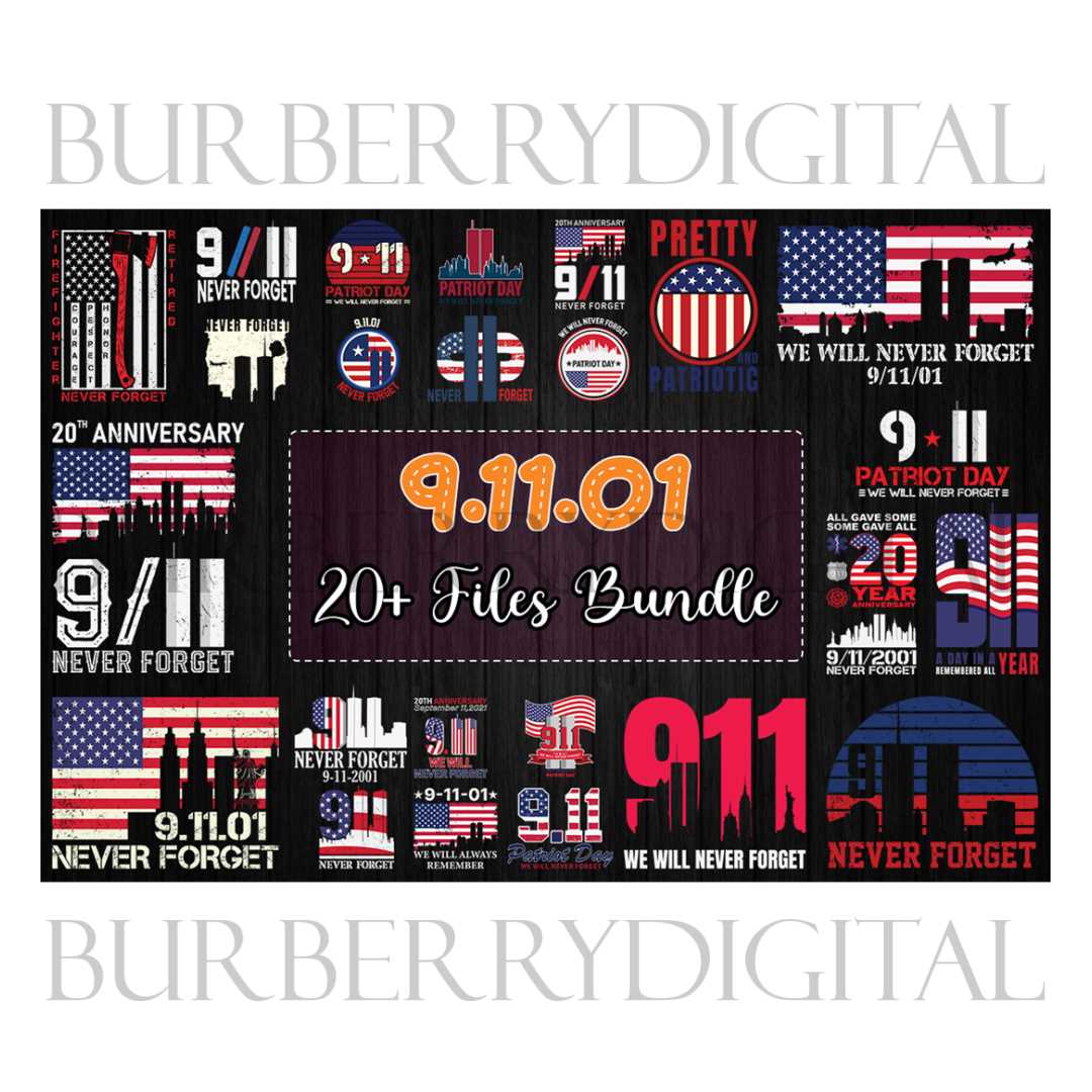 20 Designs Patriot Day Bundle Svg, Patriotic Svg, Patriot Da | Inspire ...