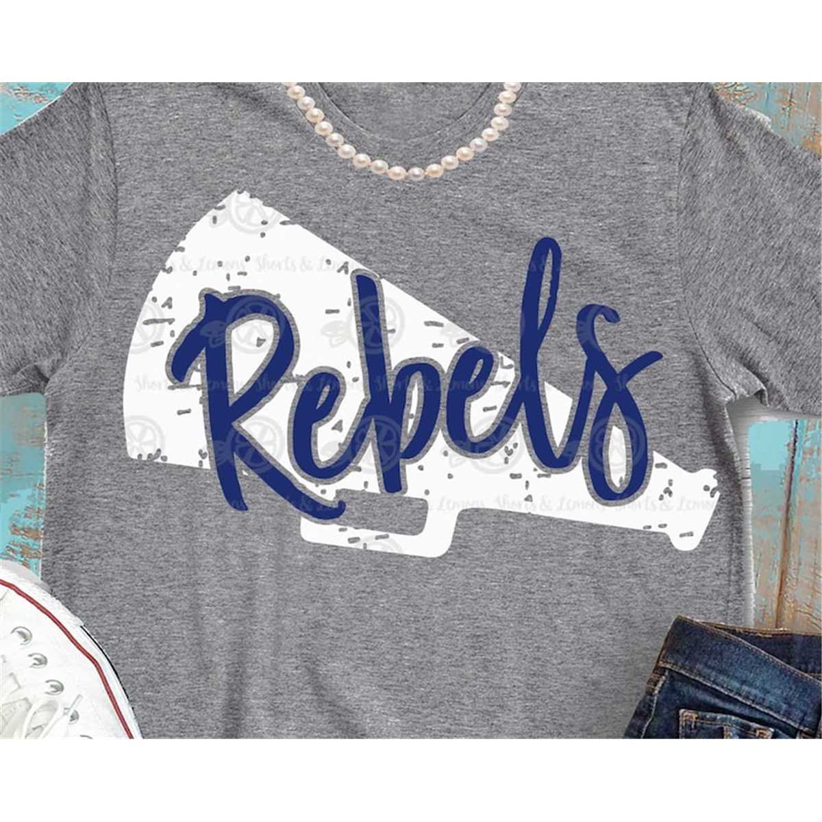 cheerleader svg, rebels, svg, cheer, rebel, rebels, svg, Mom | Inspire ...