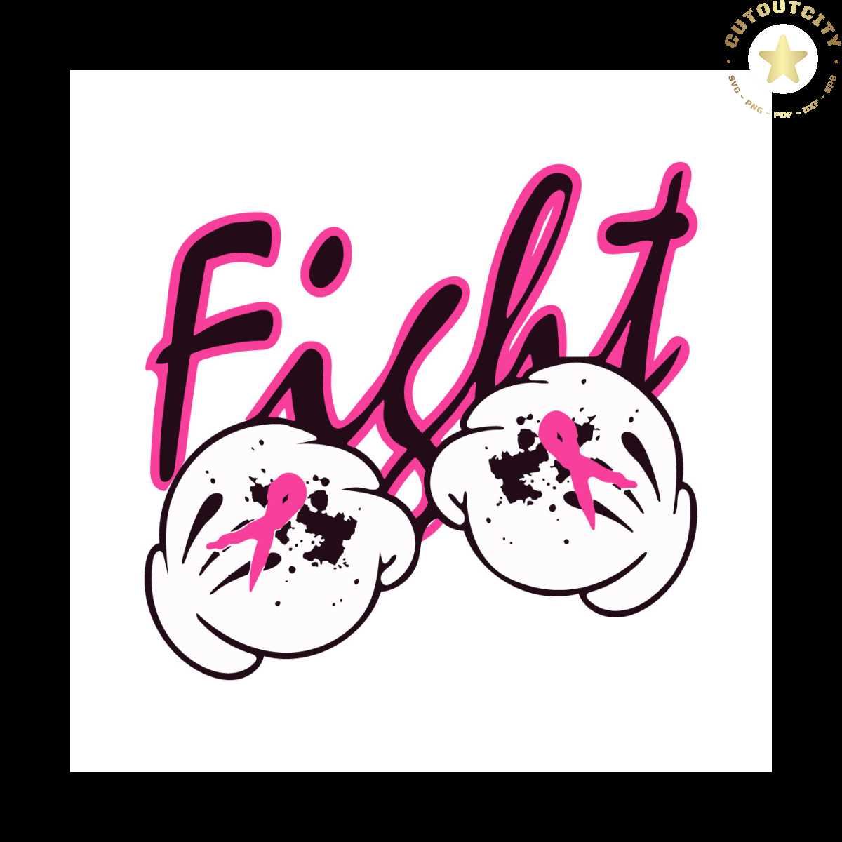 Fight Breat Cancer Svg Breast Cancer Awareness Vector Svg, F | Inspire ...