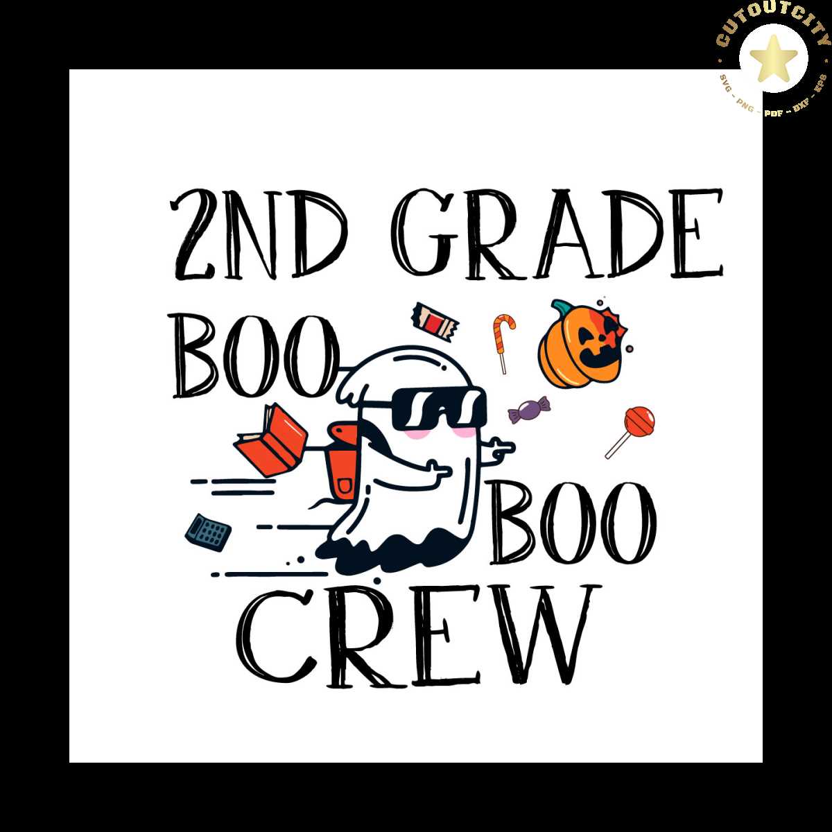 Back To School Svg 2nd Grade Boo Crew School Vector, Crew Sv | Inspire ...
