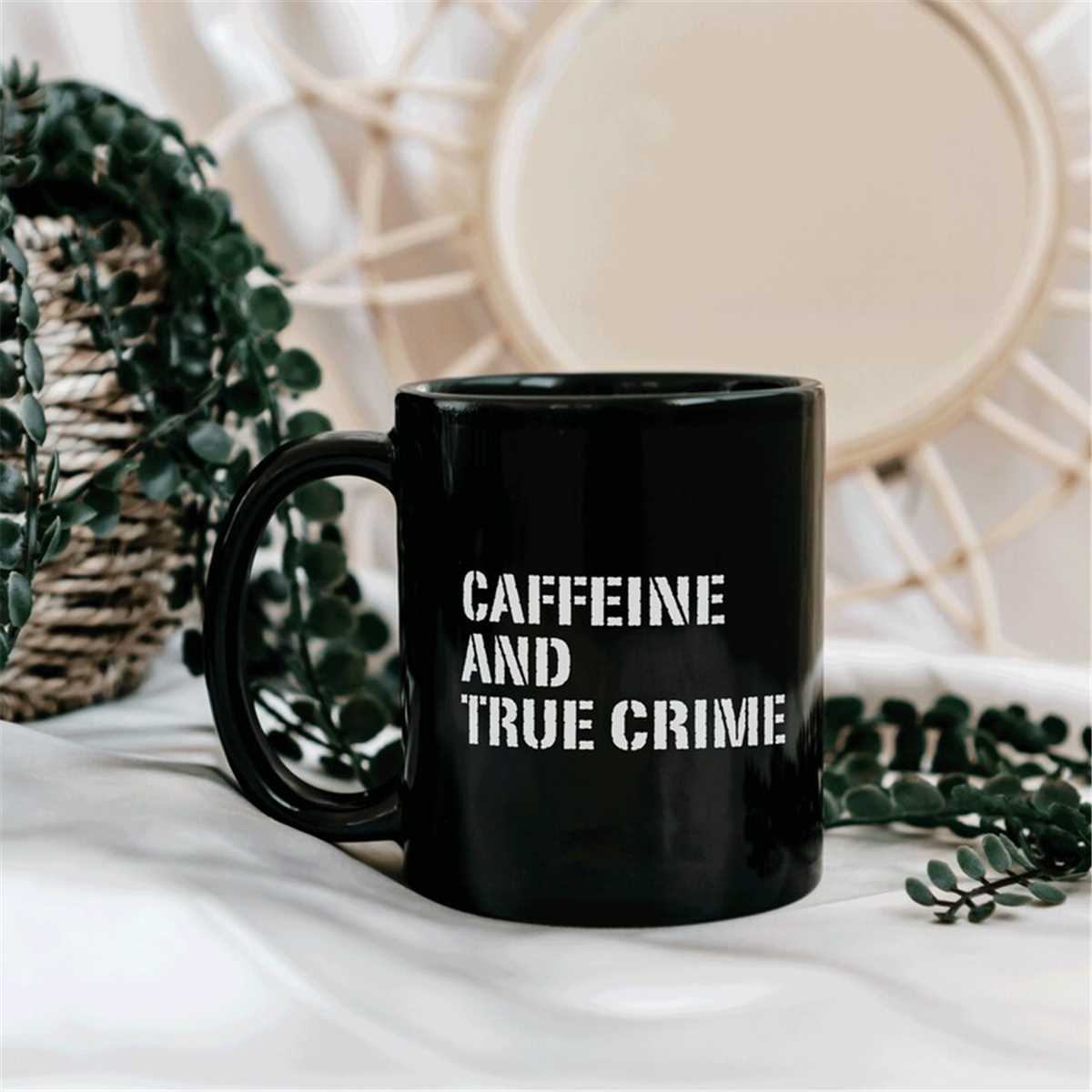 True Crime Mug, Crime Show Fan Gift, True Crime Gifts, Caffe - Inspire ...