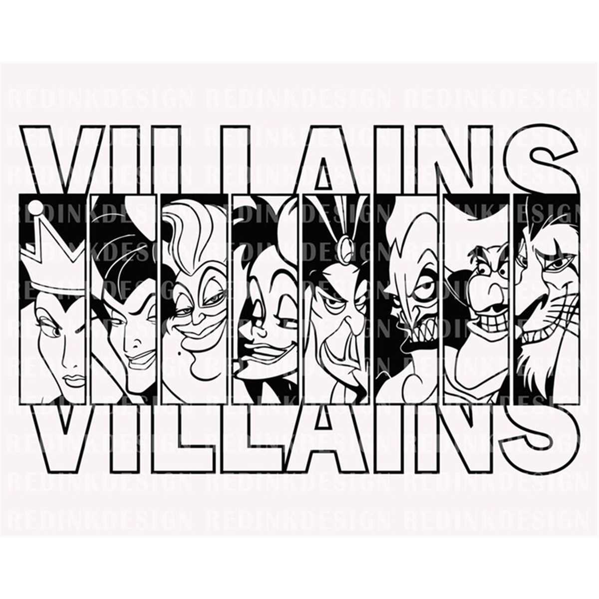 Halloween Villains SVG, Villains Svg, Halloween Svg, Bad Wit | Inspire ...