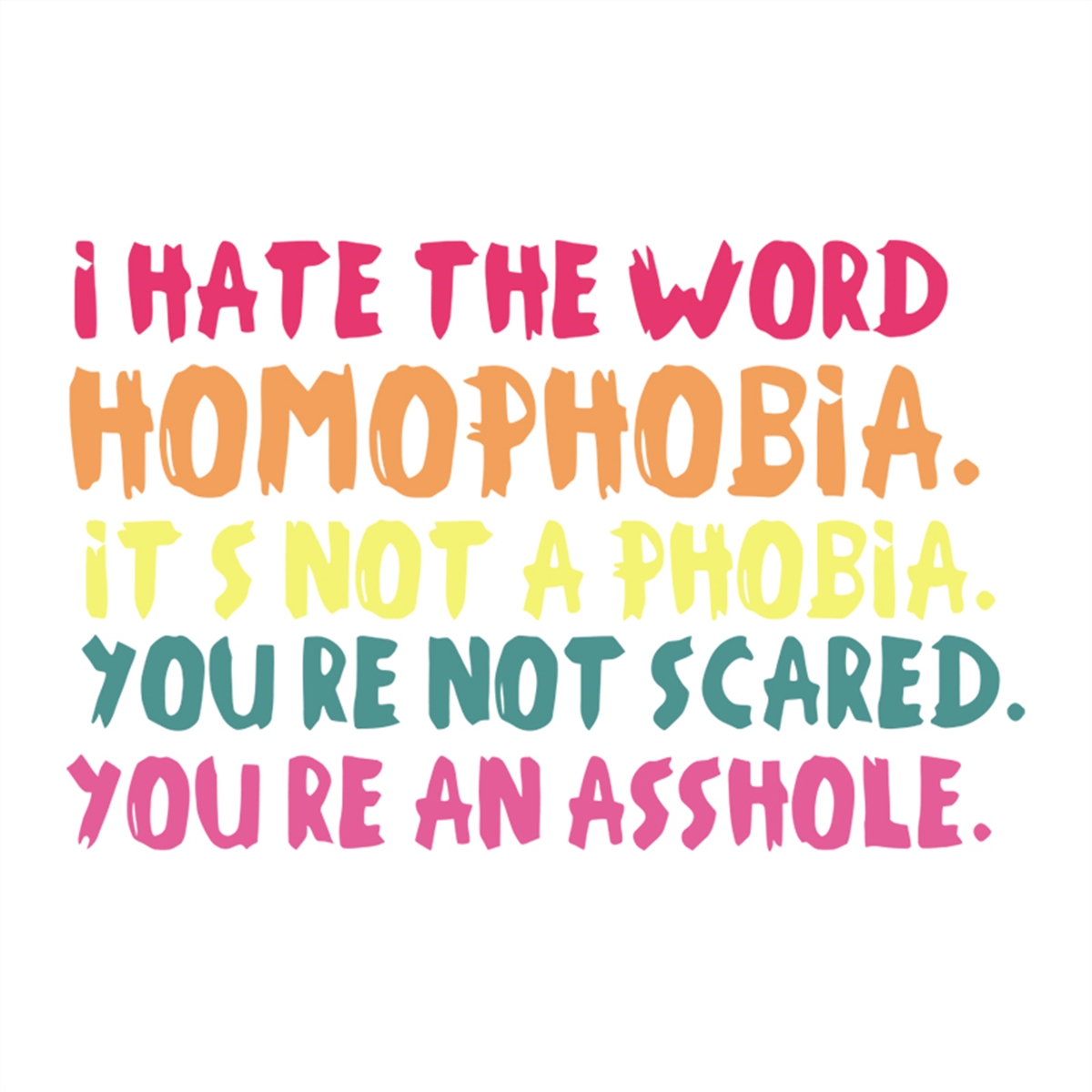LGBT Is Not Phobia Svg, LGBT Pride Rainbow, LGBT Shirt Svg, - Inspire ...