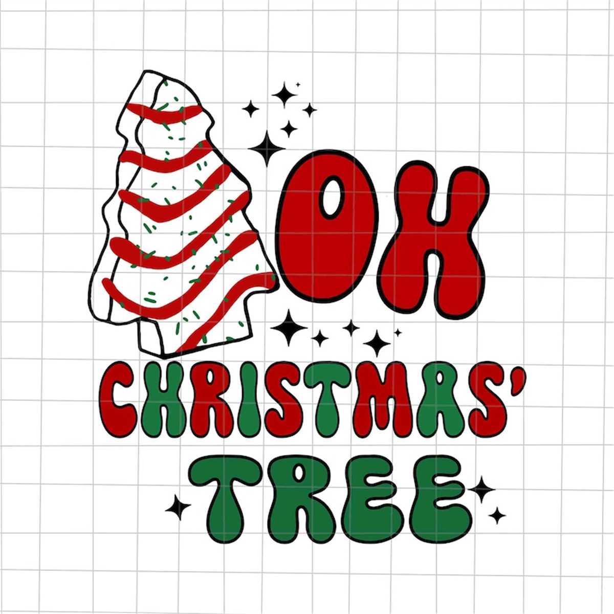 Oh Christmas Tree Svg, Christmas Tree Cakes Svg, Cakes Chris | Inspire ...