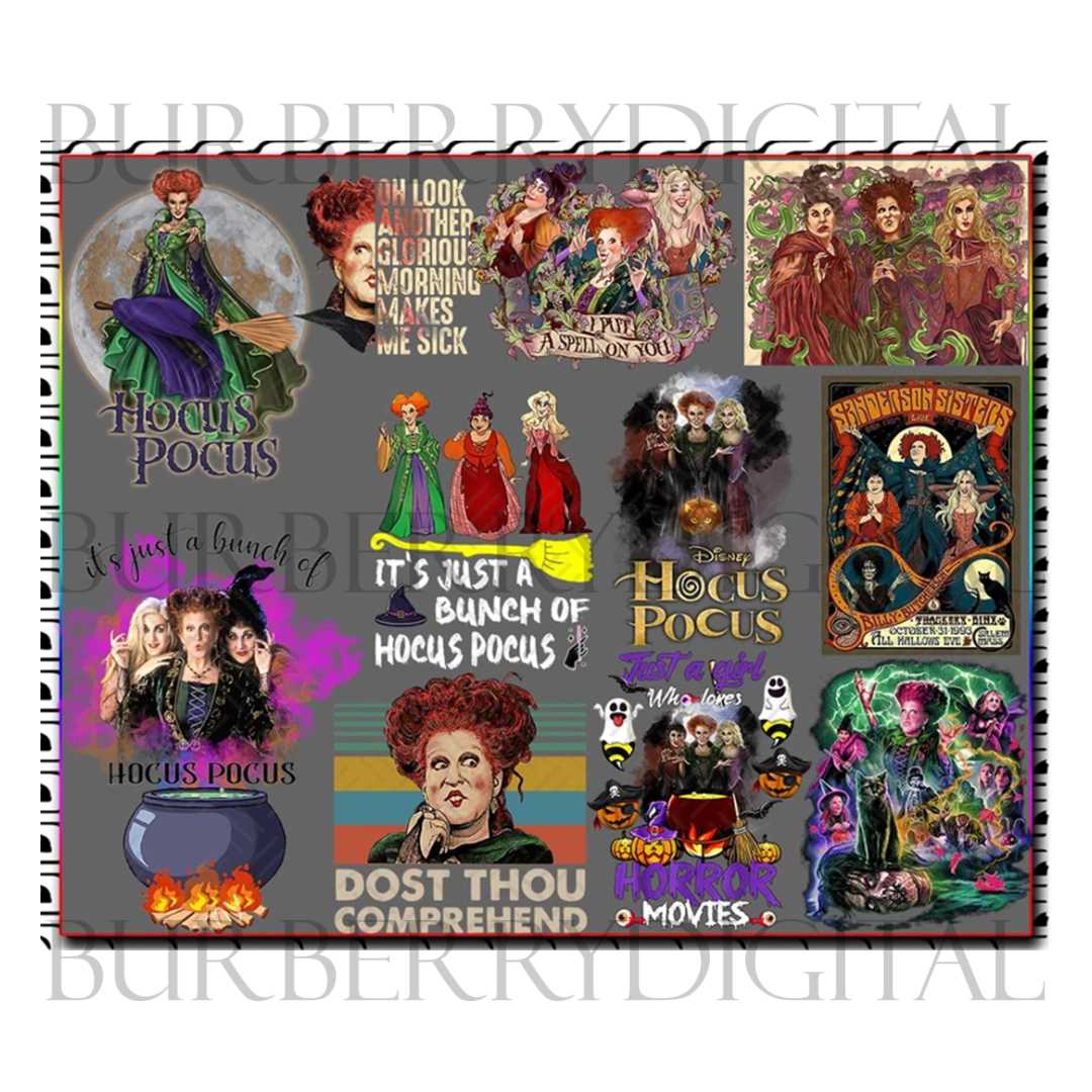 Hocus Pocus Png Bundle, Halloween Png, Witch Png, Sanderson - Inspire ...