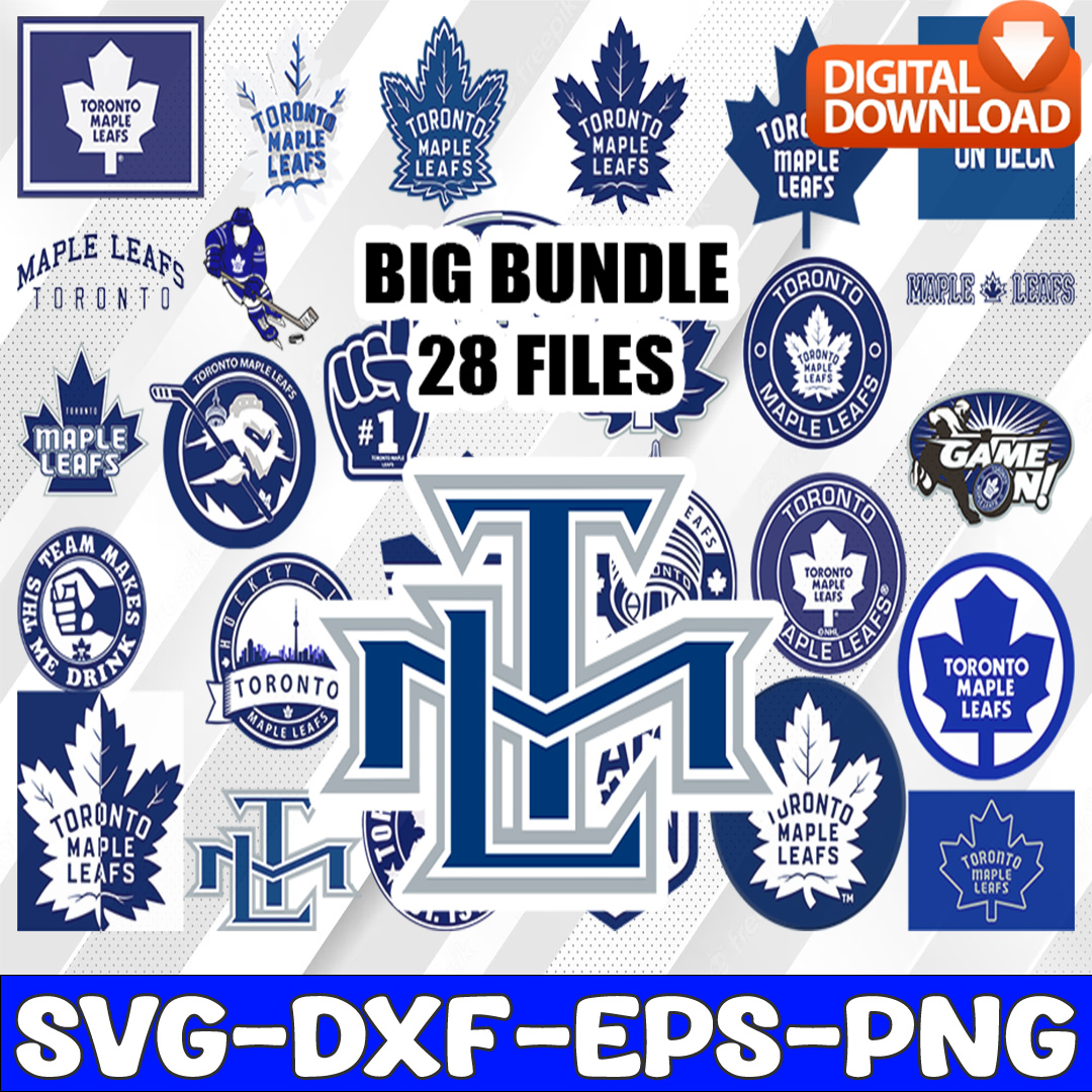 Bundle 28 Files Toronto Maple Leafs Hockey Team Svg, Toronto | Inspire ...