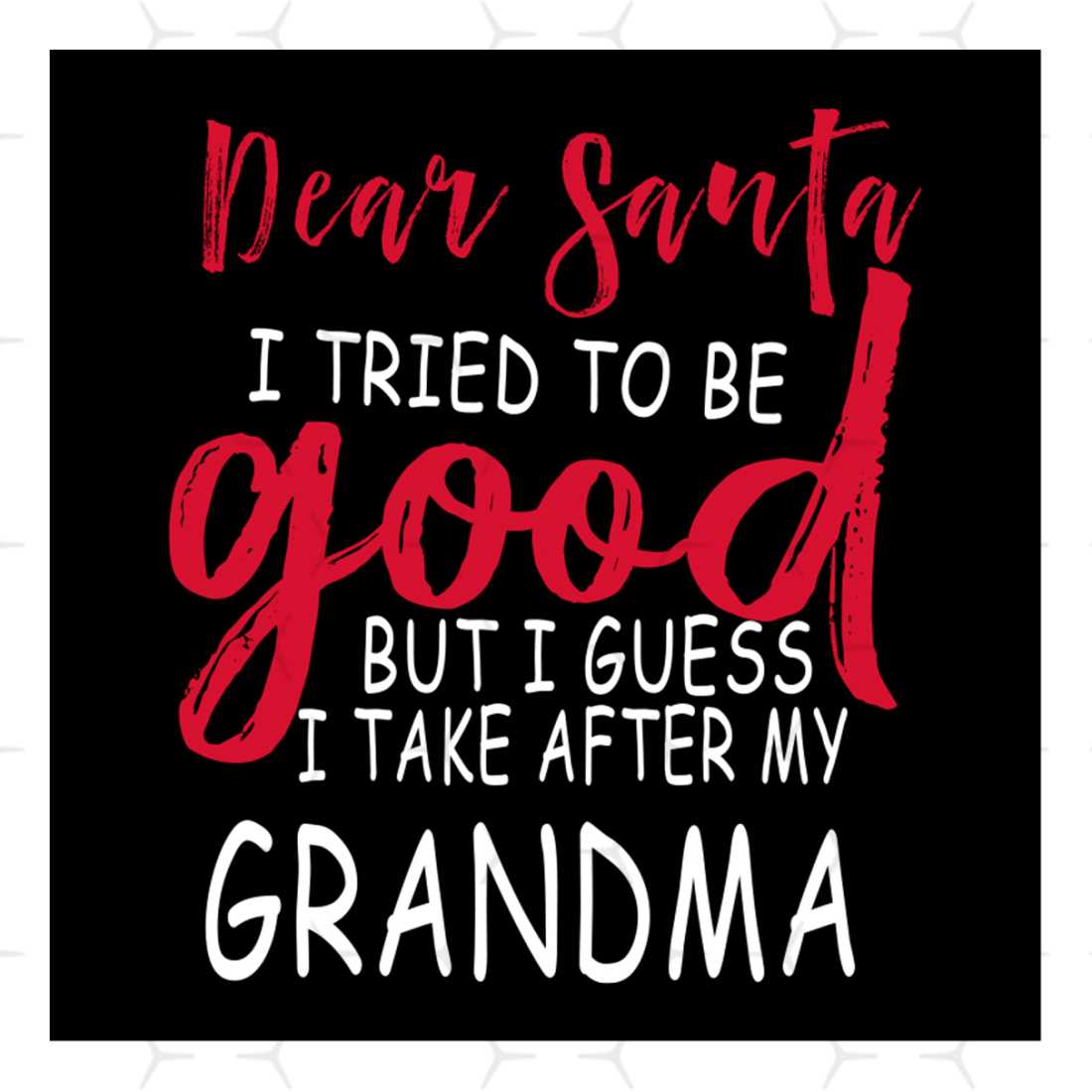 Dear Santa Svg, Christmas Svg, Christmas Letter Svg, Grandma | Inspire ...