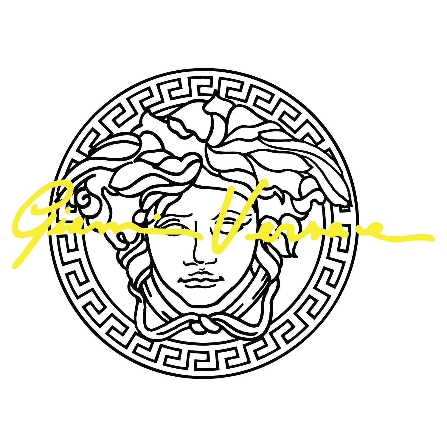 Versace Svg, Versace Logo Svg, Versace Bundle Svg, Versace V | Inspire ...