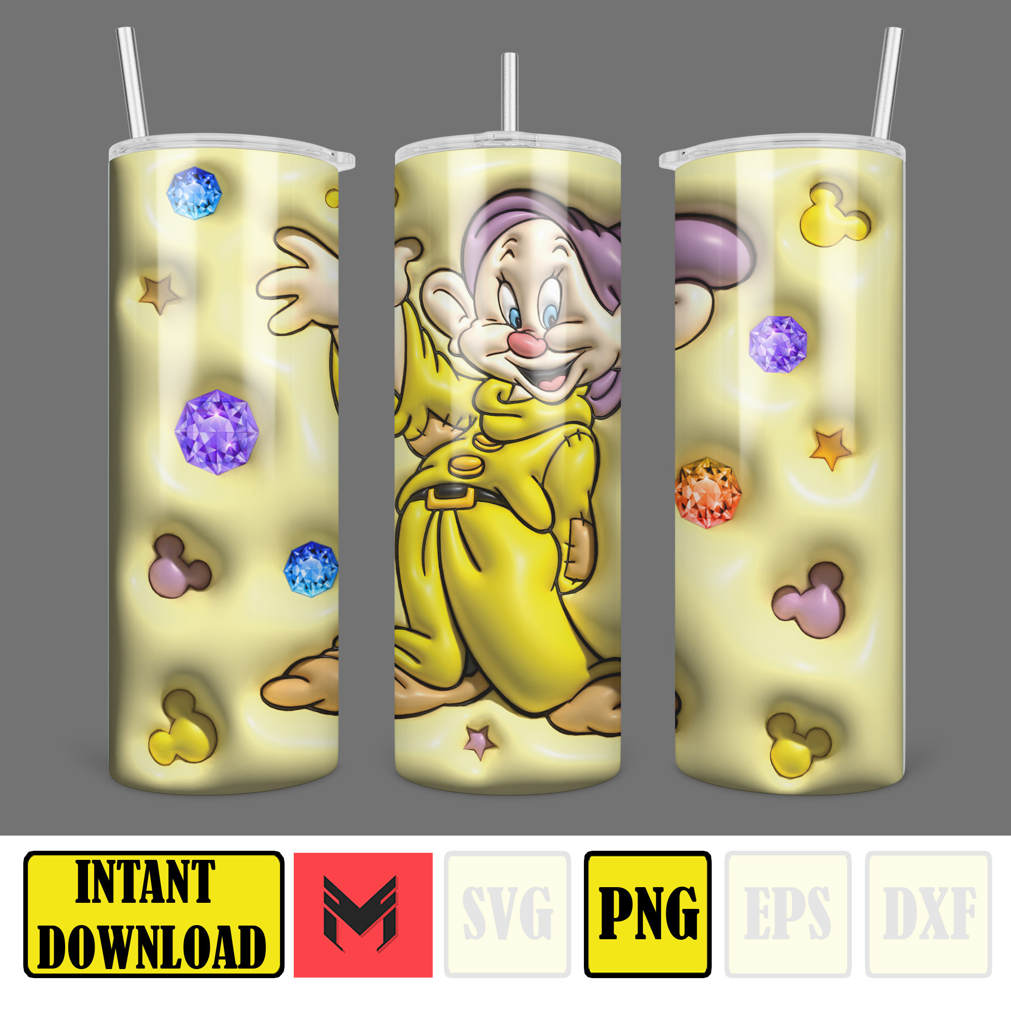 Inflated Mickey and Friends Cartoon Tumbler, Winnie The Pooh - Inspire ...