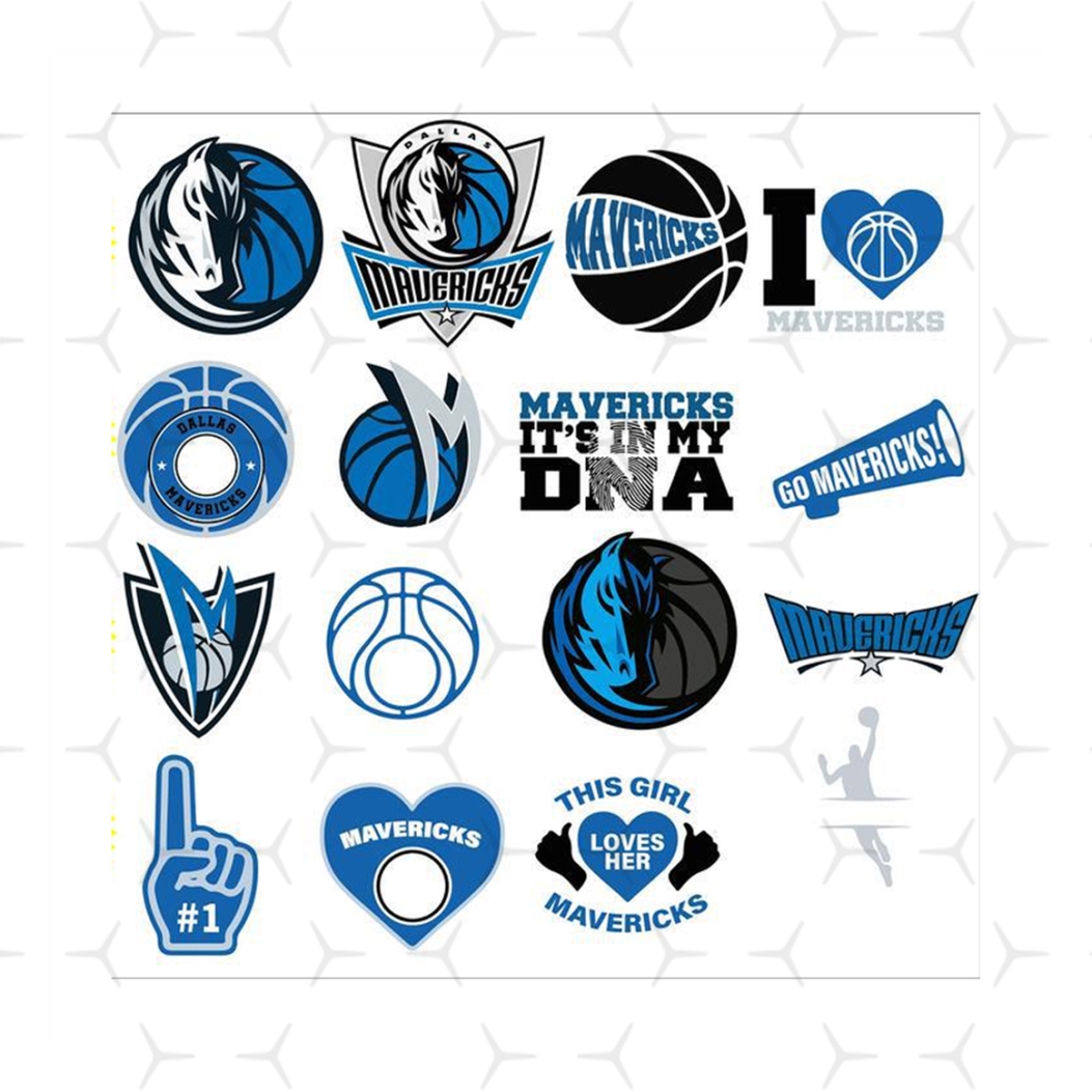 Dallas Mavericks Bundle Svg, Sport Svg, Dallas Mavericks Svg | Inspire ...