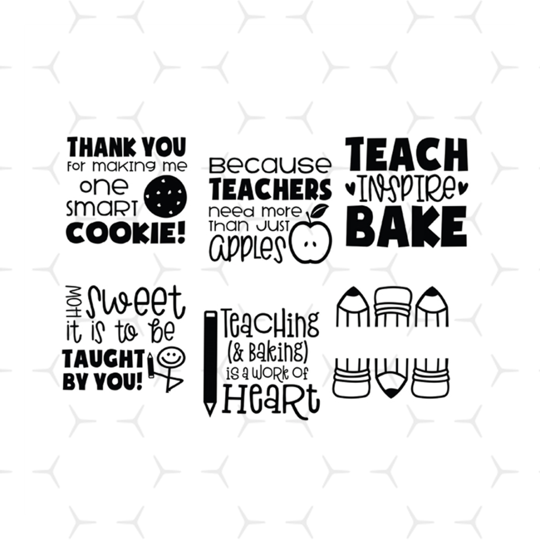 Teach Inspire Bake Bundle Svg, Family Svg, Teachers Day Svg, | Inspire ...