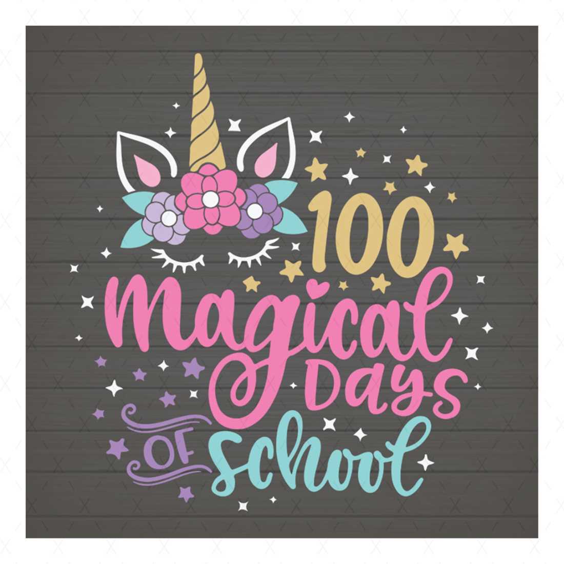 100 Magical Days Of School Svg, 100th Days Svg, Unicorn Svg, | Inspire ...