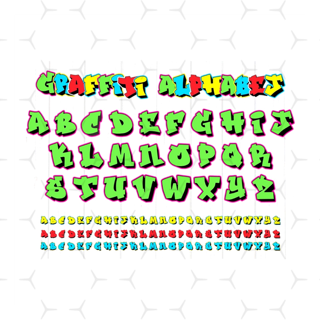 Graffiti Alphabet Svg, Font Svg, Graffiti Letter Svg, Graffi - Inspire ...