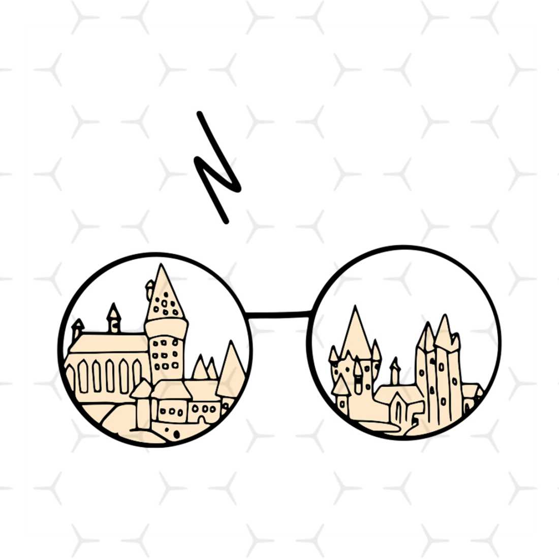 Castle Svg, Cartoon Svg, Harry Potter Glasses Svg, Palace Sv | Inspire Uplift