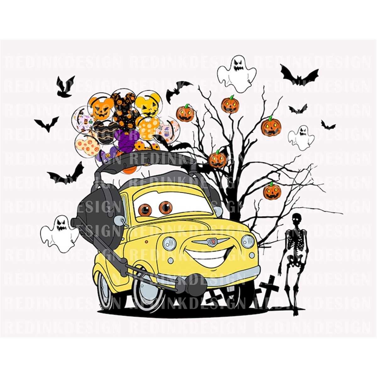 Halloween Car Png, Yellow Car Png, Halloween Masquerade Png, | Inspire ...