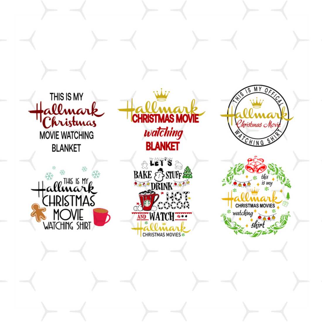 This My Hallmark Christmas Movie Watching Blanket Bundle Svg | Inspire ...