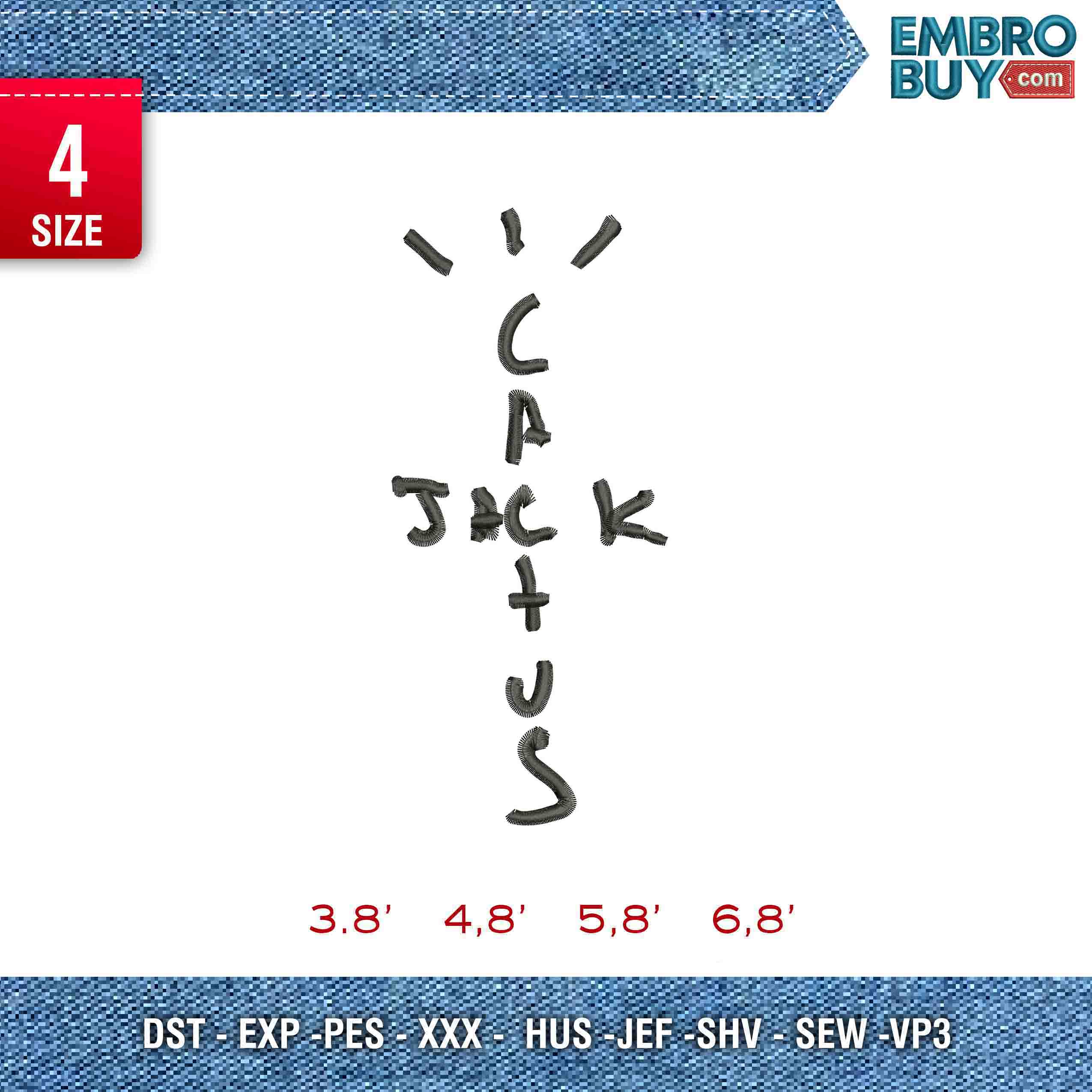 Jack cactus / Artist Embroidery Design / Typography Design / | Inspire ...