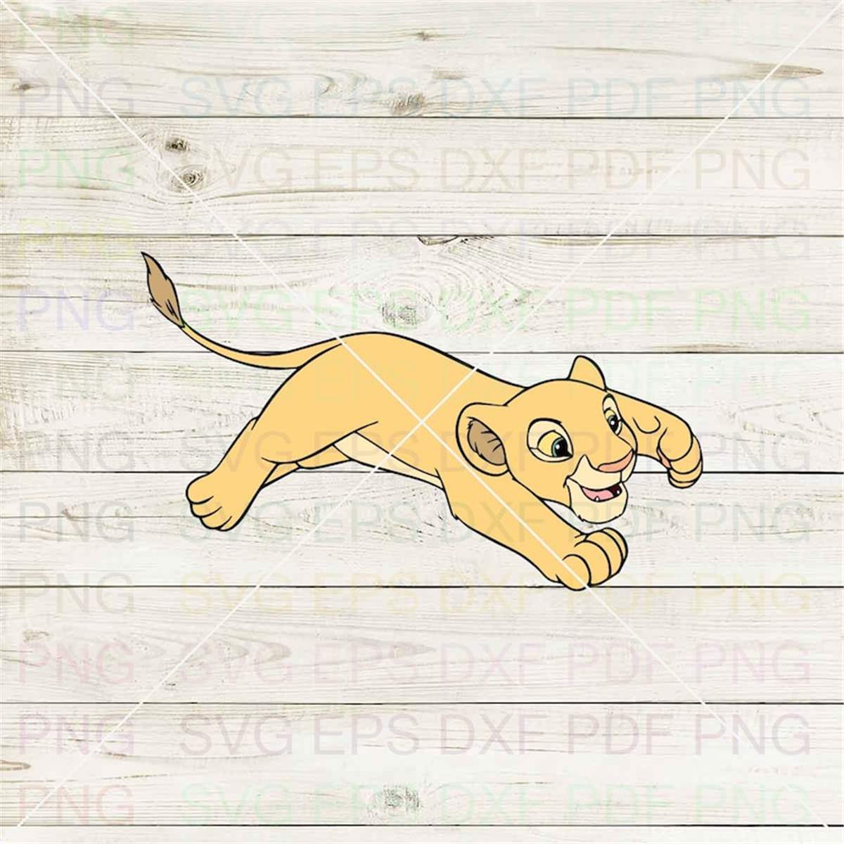 Nala The Lion King 005 Svg Dxf Eps Pdf Png, Cricut, Cutting | Inspire ...
