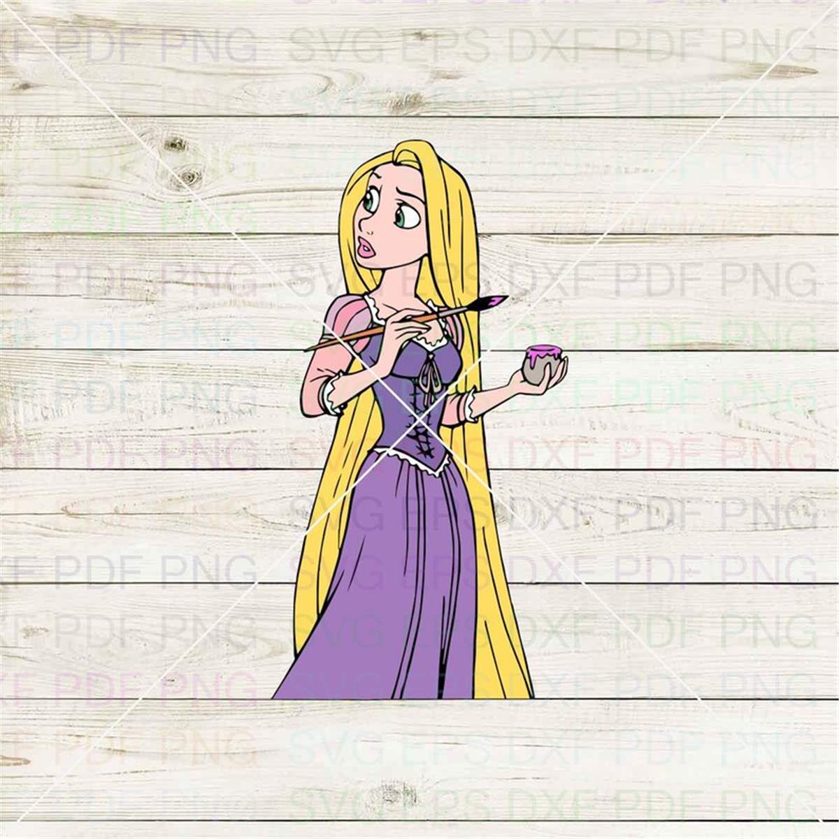 Rapunzel Tangled 005 Svg Dxf Eps Pdf Png, Cricut, Cutting fi | Inspire ...