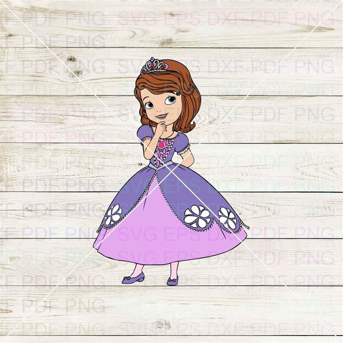 Princess Sofia Sofia The First 010 Svg Dxf Eps Pdf Png, Cric | Inspire ...