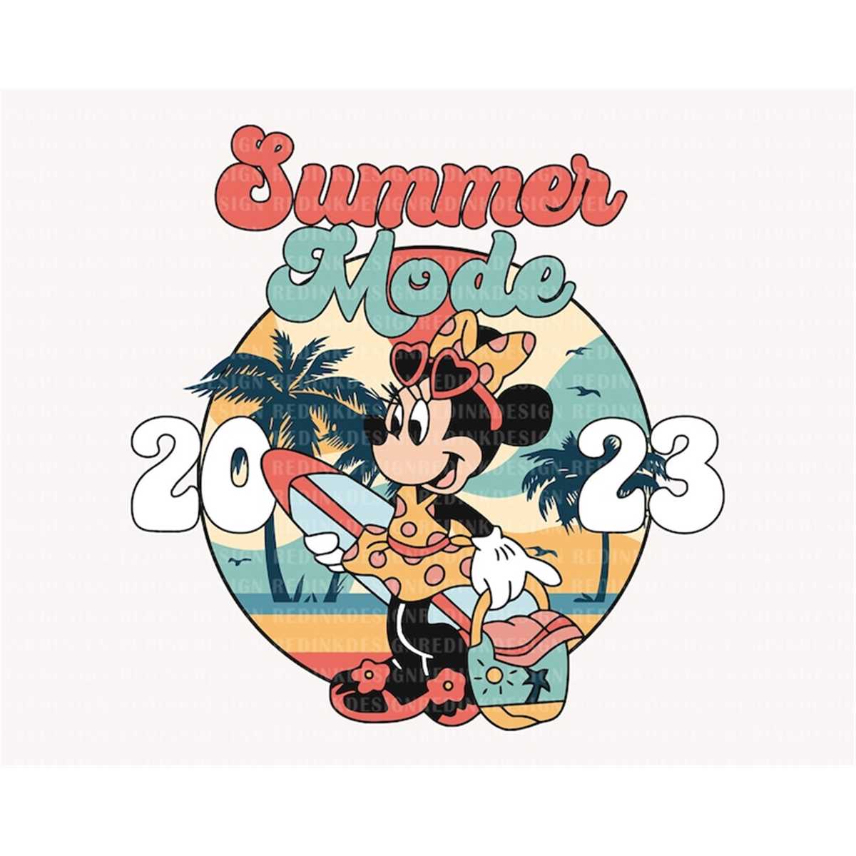 Retro Summer Mode Svg, Summer Trip Svg, Cute Mouse Svg, Vaca | Inspire ...