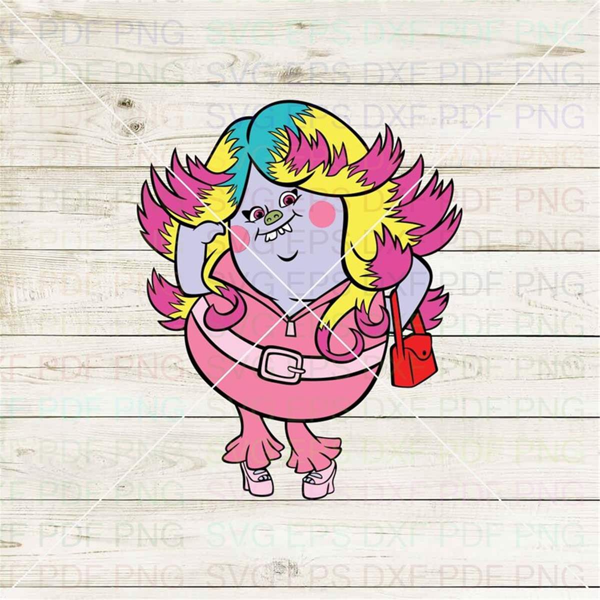 Troll 026 Svg Dxf Eps Pdf Png, Cricut, Cutting file, Vector, | Inspire ...