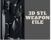 3D Stl Weapon File,Hundreds of Weapon Files,Digital Files,Li | Inspire ...