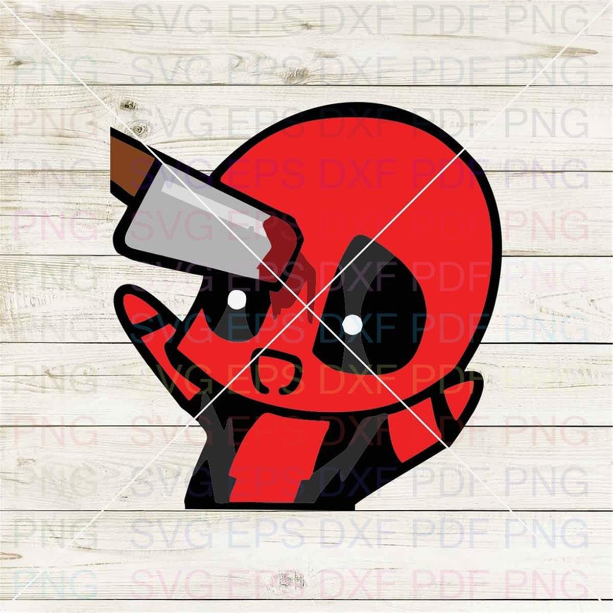 Baby Deadpool 024 Svg Dxf Eps Pdf Png, Cricut, Cutting file, | Inspire ...