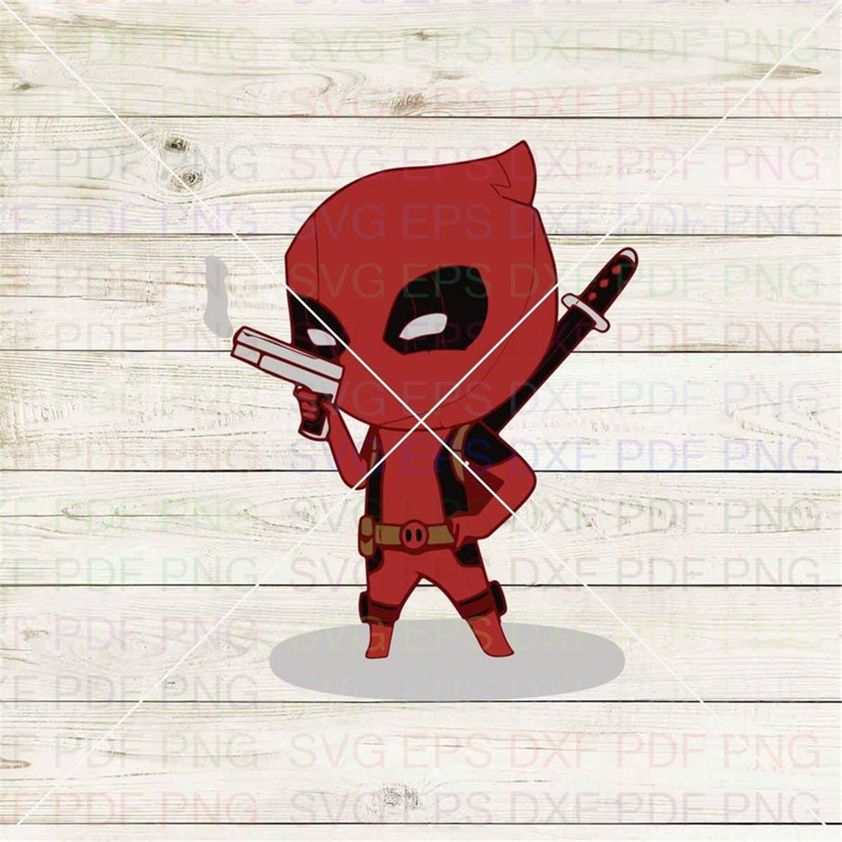Baby Deadpool 015 Svg Dxf Eps Pdf Png, Cricut, Cutting file, | Inspire ...