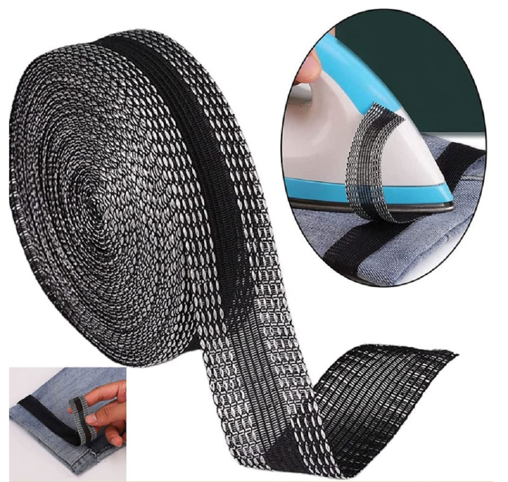 10 M Self-Adhesive Iron-on Hemming Tape-Fabric Fusing Hemmin | Inspire ...
