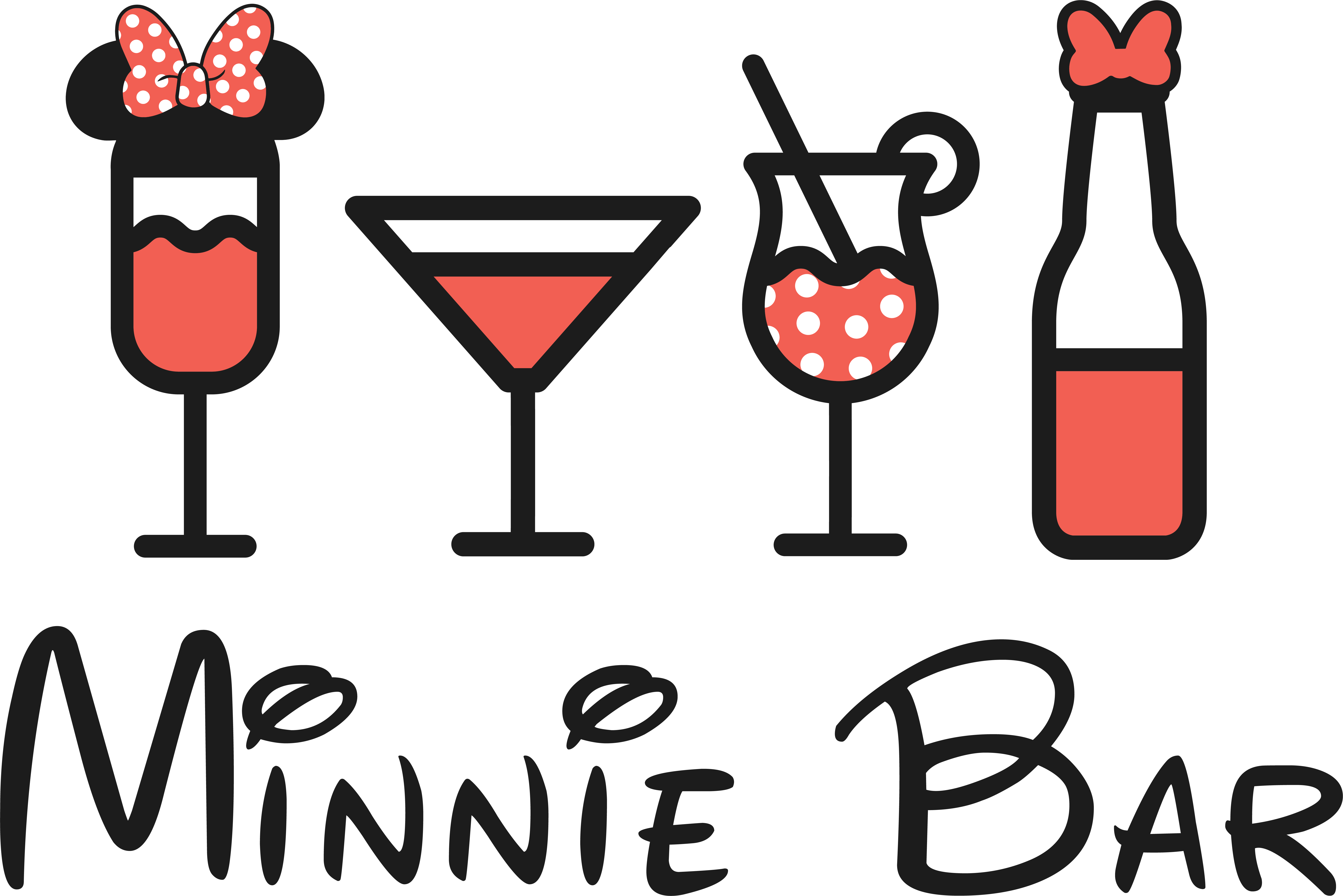 Minnie Bar Svg, Mickey mouse Svg, Mickey head logo, Mickey m - Inspire ...