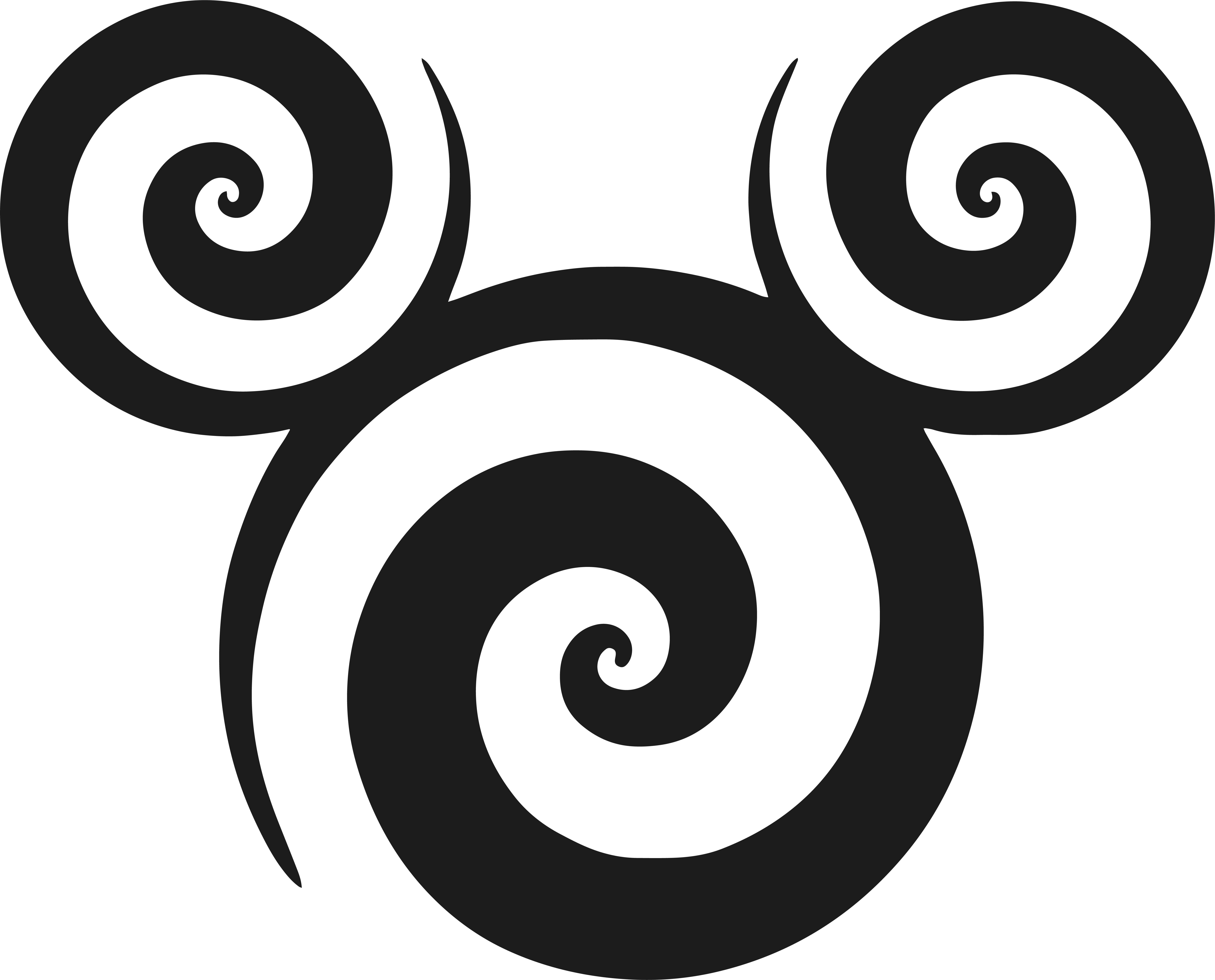 Mickey Mouse Swirl Head Svg, Mickey mouse Svg, Mickey head l | Inspire Uplift