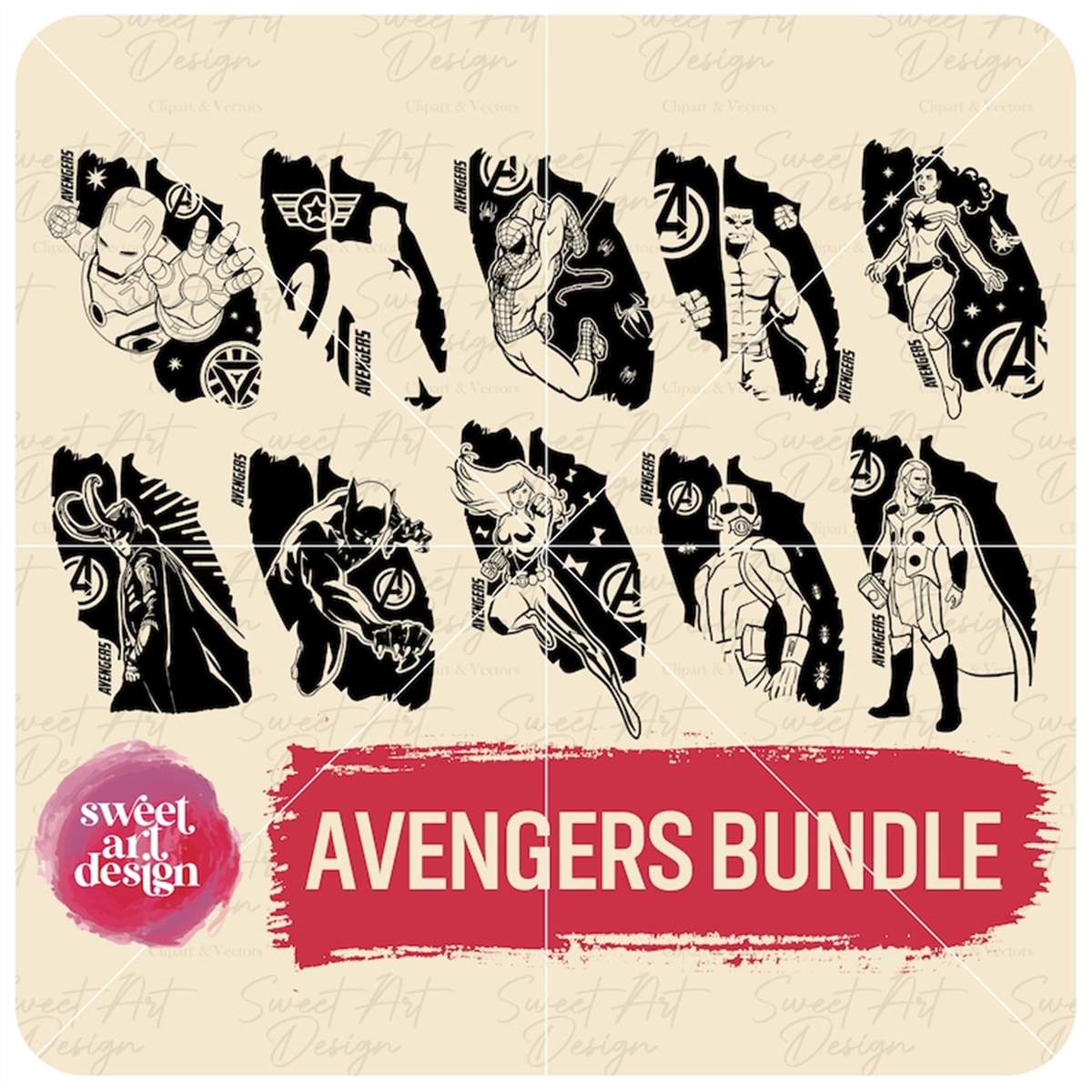 Avengers Hero SVG, Avengers Bundle SVG, Super Heroes SVG, Ir - Inspire ...
