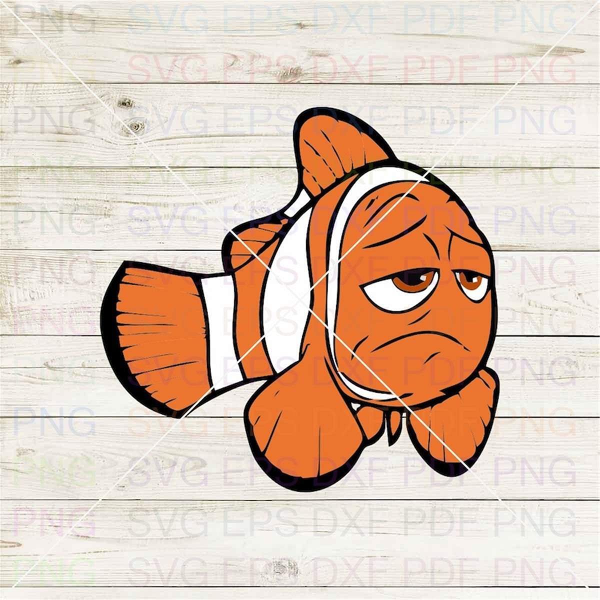 Nemo Finding Nemo 026 Svg Dxf Eps Pdf Png, Cricut, Cutting f | Inspire ...