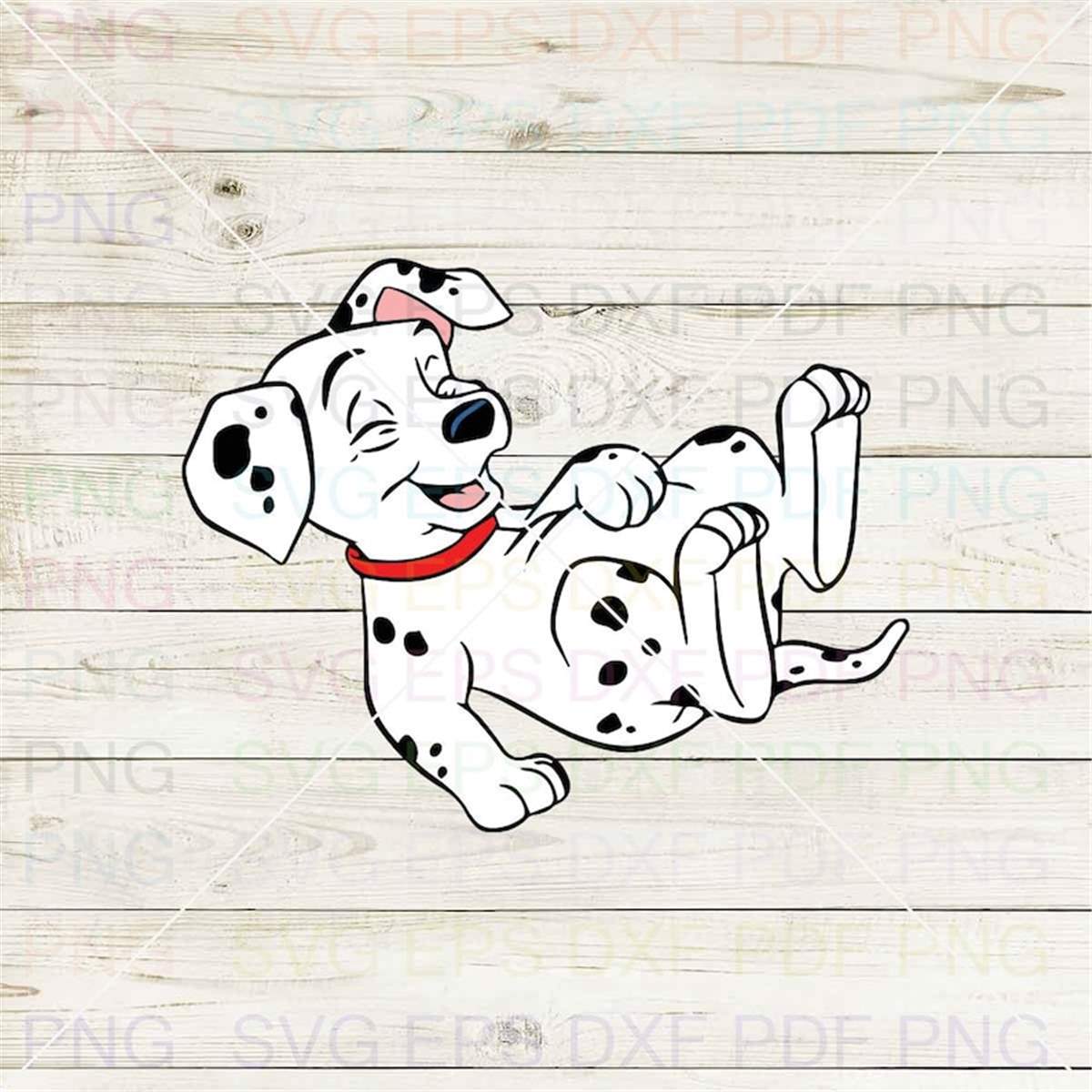 Puppy 101 Dalmations 003 Svg Dxf Eps Pdf Png, Cricut, Cuttin | Inspire Uplift