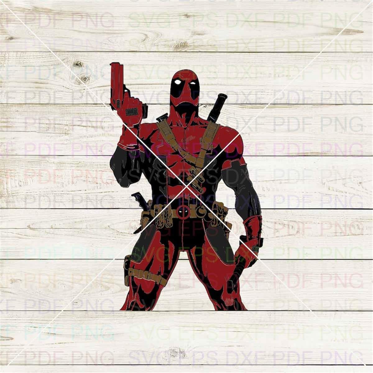 Deadpool 060 Svg Dxf Eps Pdf Png, Cricut, Cutting file, Vect - Inspire ...